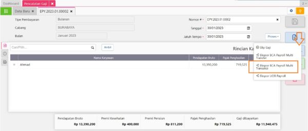 Pembayaran Gaji dengan BCA Payroll - Ultima Tekno Solusindo