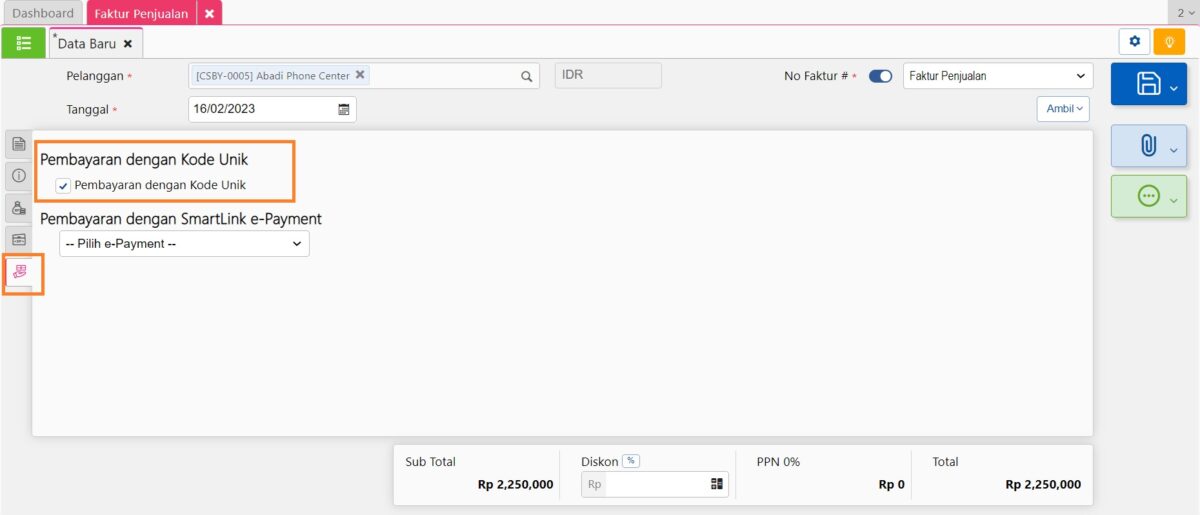 Penggunaan Unique Number Pada Transaksi Penjualan Di Accurate Online ...