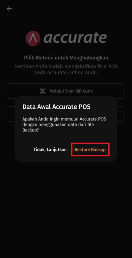Menggunakan Data Backup Pada Aplikasi Accurate Pos - Ultima Tekno Solusindo