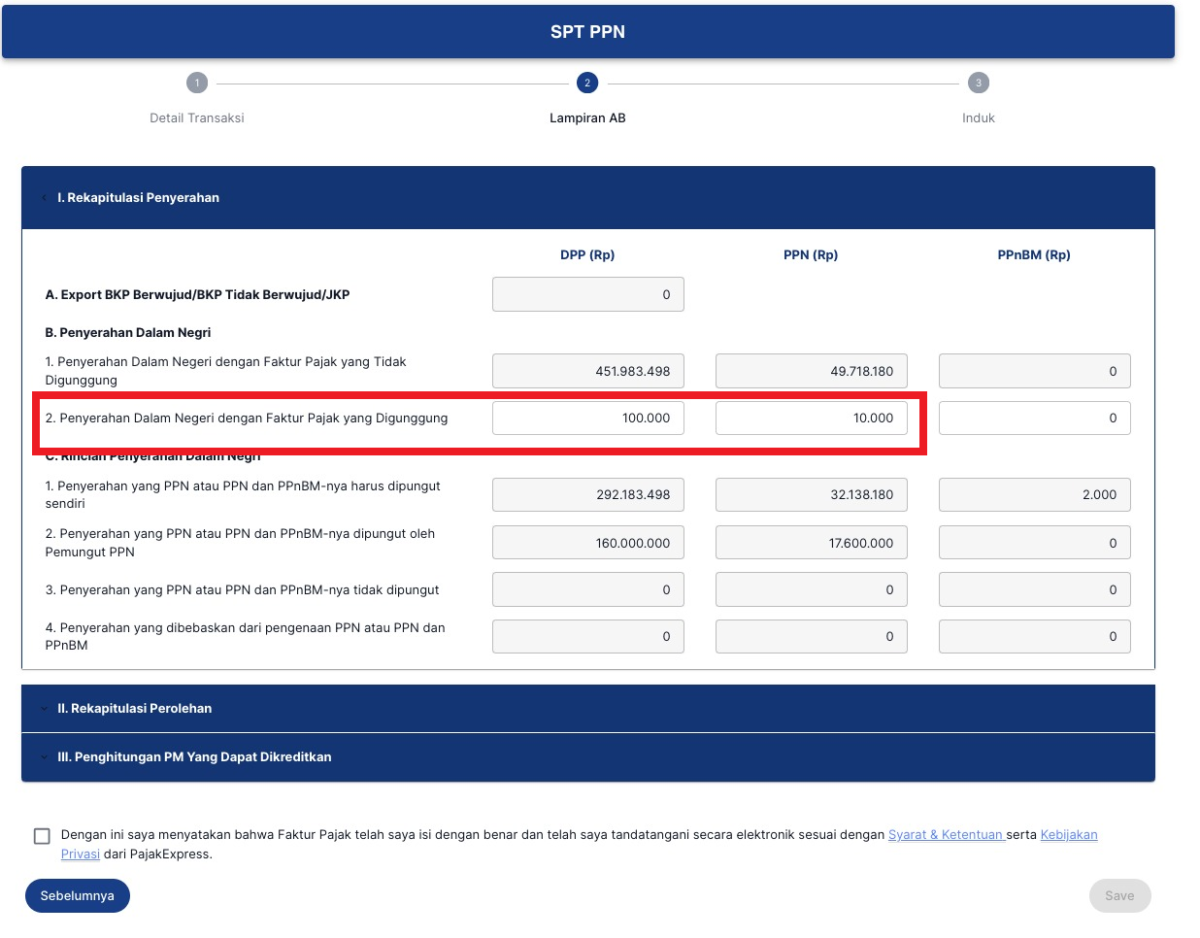 Pelaporan PPN Keluaran Jenis Dokumen Digunggung Pada e-Faktur Pajak ...