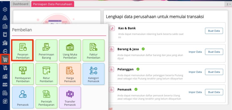 Pembelian Aset Tetap Melalui Pesanan Pembelian - Ultima Tekno Solusindo