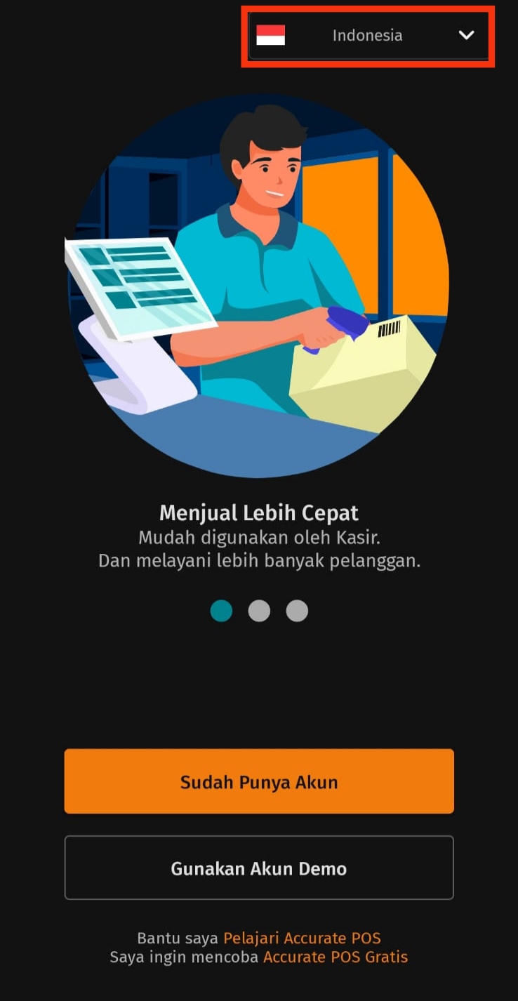 Mengubah Bahasa Pada Accurate POS - Ultima Tekno Solusindo