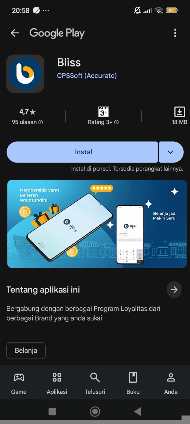 Cetak dan Scan QR Untuk Pelanggan Non Bliss - Ultima Tekno Solusindo